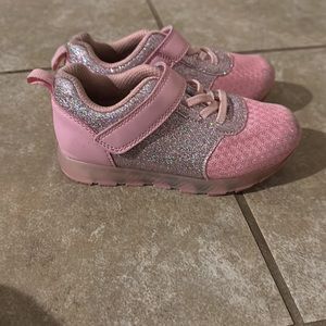 fabkids | Shoes | Girls Pink Glitter Light Up Tennis Shoes | Poshmark